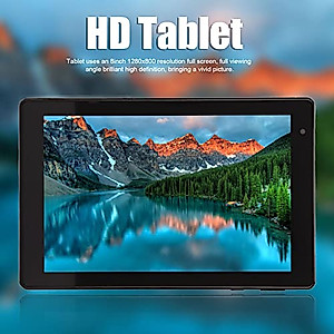 PUSOKEI 8in HD Tablet Android, 4G LTE Calling Tablet, MTK6592 Processor, 2GB RAM 32GB ROM, IPS LCD Touchscreen, 5MP & 2MP Camera, Dual SIM Slot, Bluetooth, WiFi, Expandable Memory(Silver)