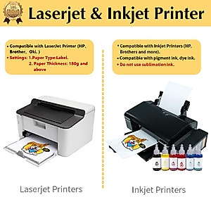 TransOurDream Iron on Heat Transfer Paper for Dark T Shirts (10 Sheets 8.5x11", Dark 3.0) Printable HTV Vinyl for Inkjet & Laserjet Printer, Transfers Paper for Dark Fabric