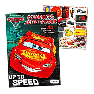 Disney Cars Backpack for Toddlers ~ Deluxe 11" Mini Cars Preschool Backpack