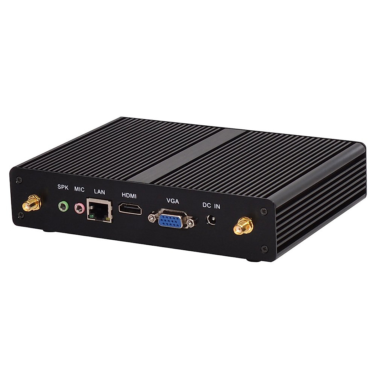 HUNSN Fanless Mini PC, Desktop Computer, HTPC, Kodi Box, Intel Core I5 4200Y / 4300Y, Windows 11 or Linux Ubuntu, BM05, VGA, HDMI, LAN, 4 x USB3.0, 2 x USB2.0, 8G RAM, 128G SSD
