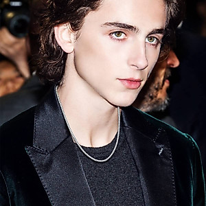 Dralox Sterling Silver 1.5mm Round Cubic Zirconia Tennis Necklace Tennis Chain Jewelry Gifts for Women Teen Girls 20 Inch