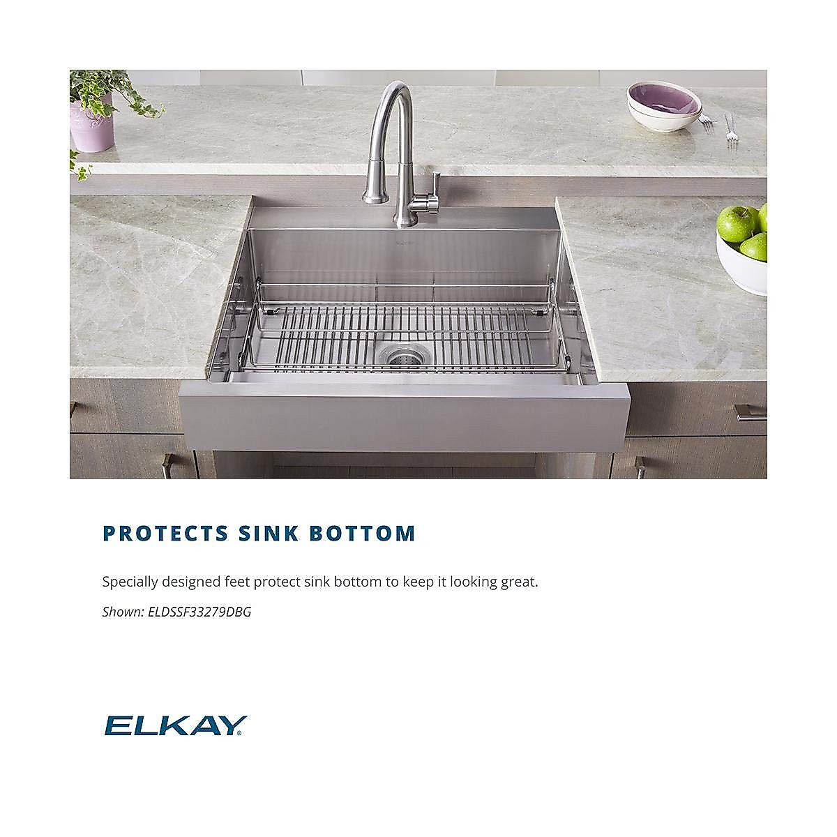 Elkay LKOBG3014SS Bottom Grid, Stainless Steel