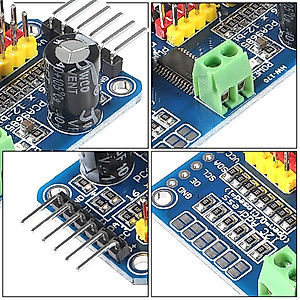 AITIAO 3Pcs PCA9685 16 Channel 12-Bit PWM Servo Motor Driver IIC Interface Module PCA9685 Controller Module for Robot Raspberry pi