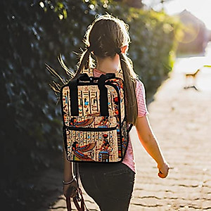 Travel Backpack,Carry On Backpack,Ancient Egyptian Vintage,Hiking Backpack Outdoor Sports Rucksack Casual Daypack