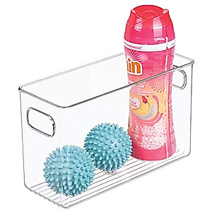 InterDesign Linus Plastic Countertop, Closet, and Vanity Organizer, Storage Bin for Bathroom, Bedroom, Office, Craft Room, Kitchen, Small