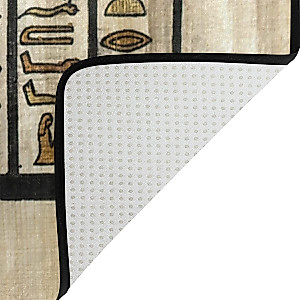 ALAZA Egyptian Ancient Parchment Culture Vintage Area Rug Rugs for Living Room Bedroom 7' x 5'