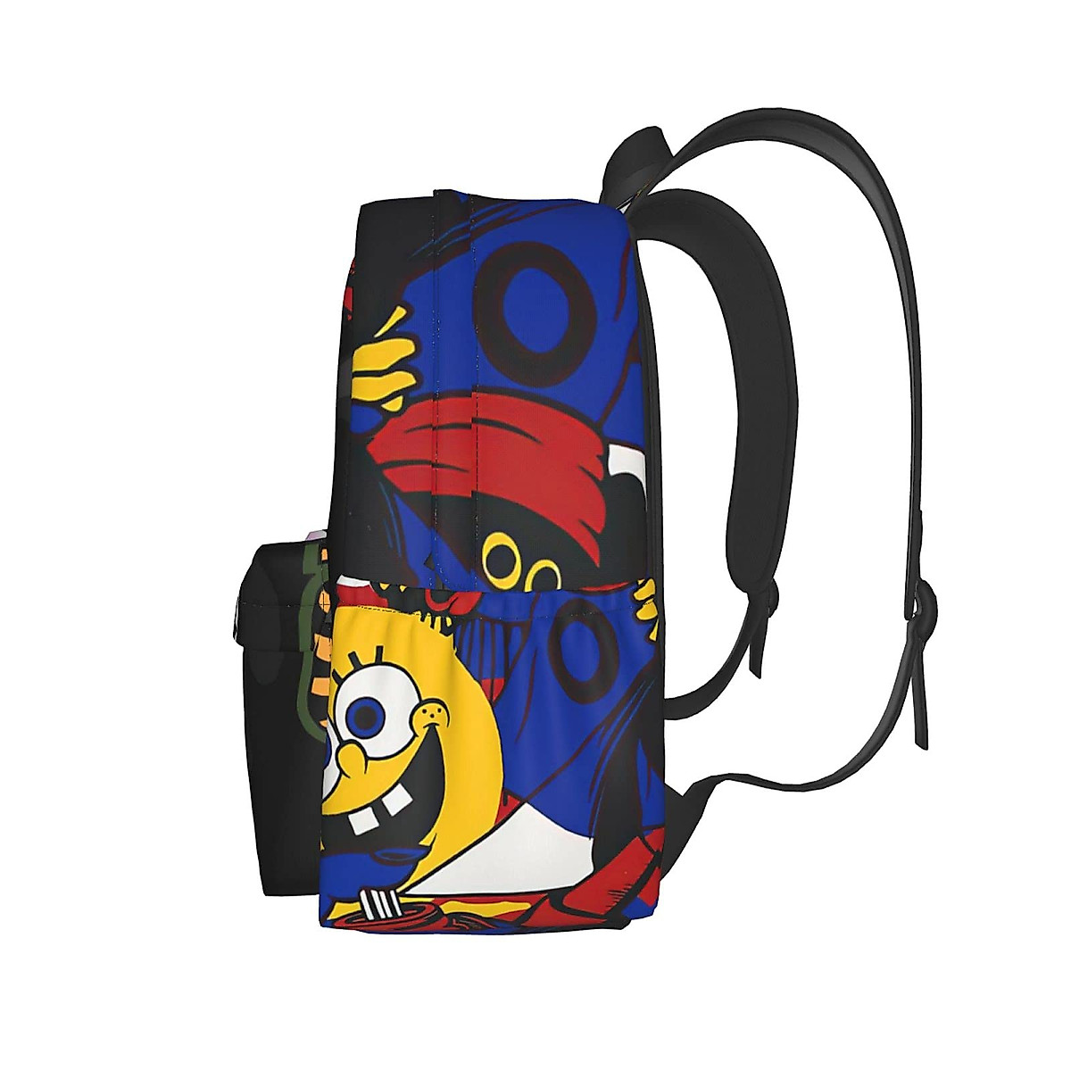 Vkaxopt Backpack Shark Teeth Camo Backpacks Travel Laptop Daypack Big Capacity Bookbag Fashion Durable for Men and Women, One Size