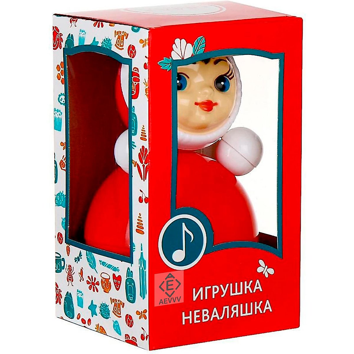 Russian Toy Tumbler Art.6S-001 Игрушка-неваляшка арт.6С-001 в худ. упаковке Igrushka-nevalyashka Art.6S-001 v khud. upakovke