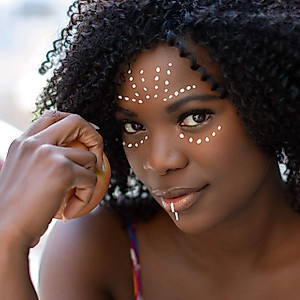 FashionTats Panther Superhero Temporary Tattoos (2-Pack) | Halloween Costume Ideas | Skin Safe | MADE IN THE USA | Removable