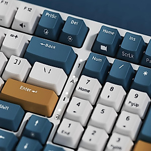 RK ROYAL KLUDGE RK98 Wireless Mechanical Keyboard, Triple Mode 2.4G/BT5.1/USB-C Hot Swappable Mechanical Keyboard with Number Pad, Pre-lubed Switches RGB Backlit Gaming Keyboard, Software Support