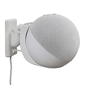 Made For Amazon Wall Mount, White, Echo (4th generation)