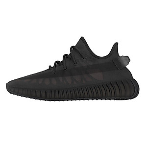 adidas Mens Yeezy Boost 350 V2 Lace Up Sneakers Shoes Casual - Black - Size 7.5 M