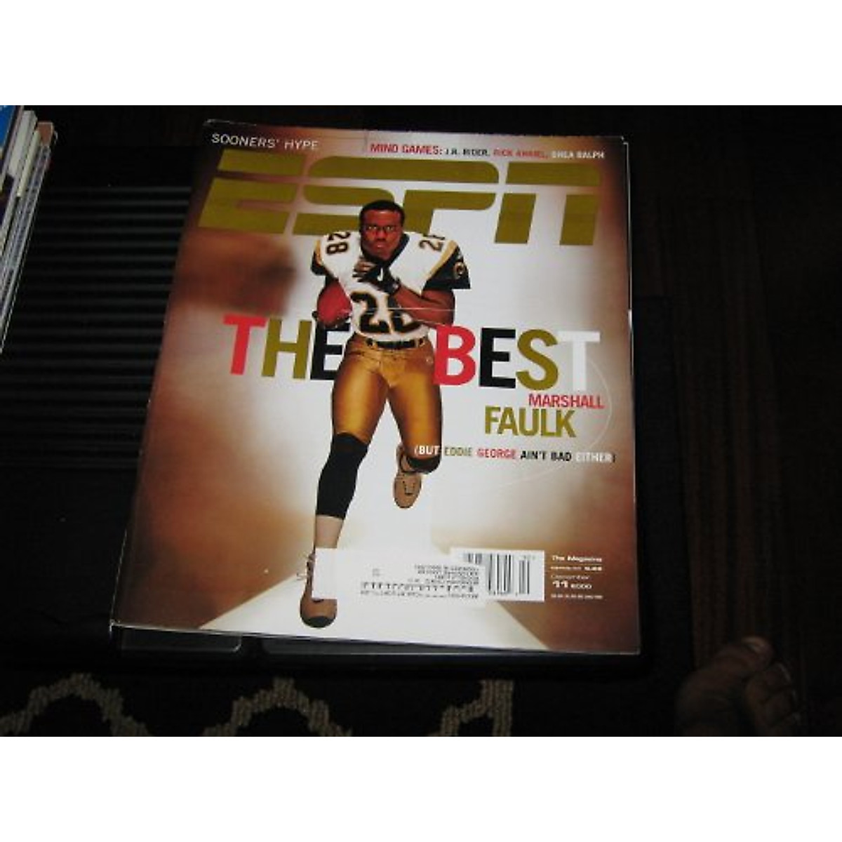 ESPN Magazine (Marshall Faulk , J.R. Rider , Rick Ankiel , Shea Ralph, December 11 , 2000)