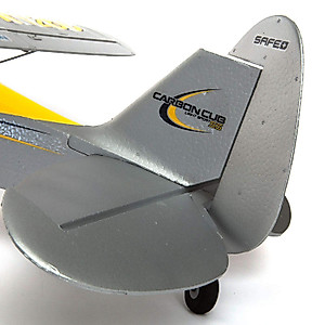 HobbyZone RC Airplane Carbon Cub S 2 1.3m BNF Basic (Transmitter, Battery and Charger not Included) with Safe, HBZ32500, Yellow