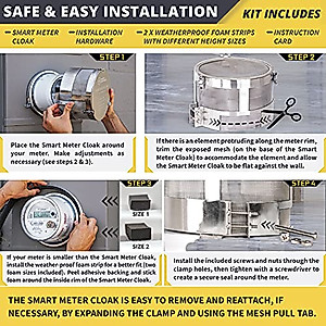 Mission Darkness Smart Meter Cloak // Innovative Flip Lid and Dual Layer Mesh Blocks Harmful RF EMF Radiation Emissions from Electricity "Smart Meters" Advanced Shielding Developed in USA by Experts