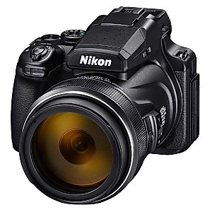 Nikon COOLPIX P1000 Digital Camera Bundle with Filter Kit, Bag, Memory Card, Reader, Card Wallet, Software Kit, Battery Pack, Tripod, Remote, Cable, Bracket, Flash Speedlight, Microphone, LED Light