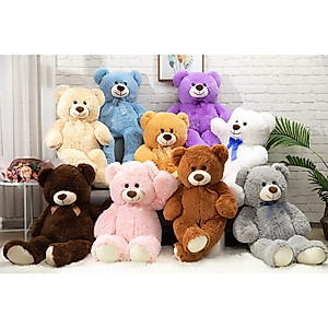 HollyHOME Teddy Bear Plush Giant Teddy Bears Stuffed Animals Teddy Bear Love 36 inch Tan