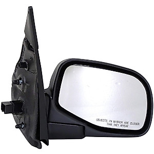 Dorman 955-045 Passenger Side Power Door Mirror - Folding Compatible with Select Ford / Mercury Models, Black
