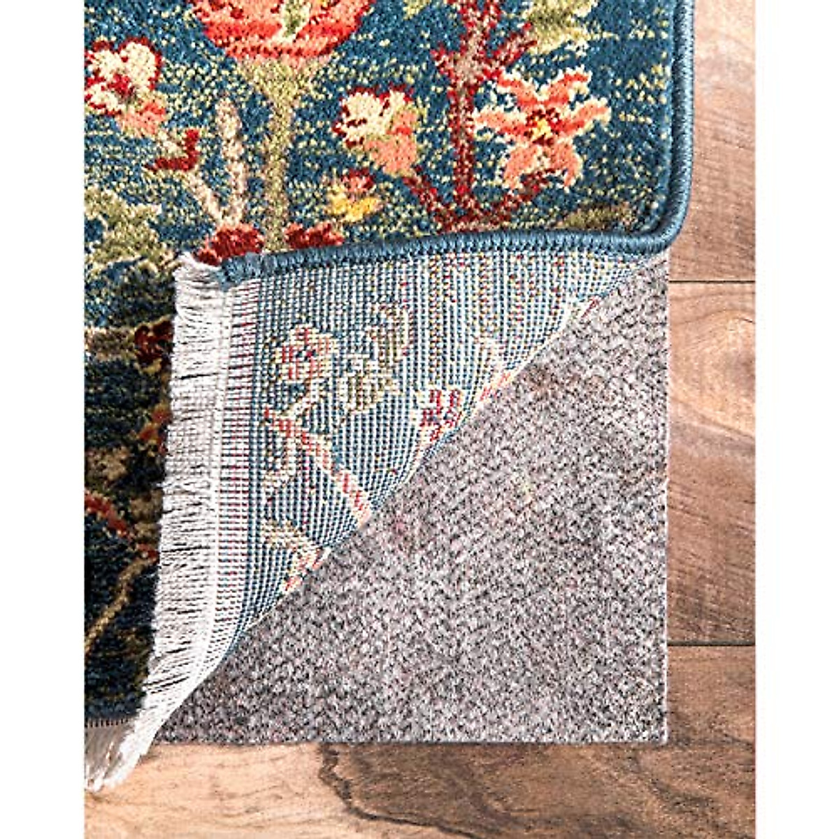 nuLOOM Brody Eco-Friendly Non Skid Rug Pad, 2' x 12', Grey