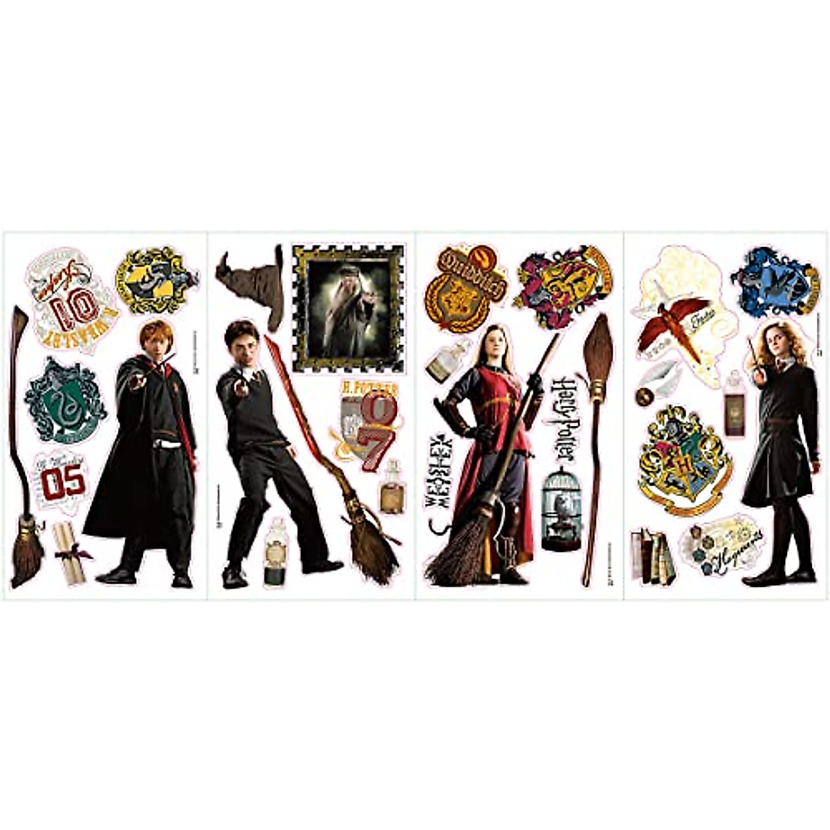 RoomMates RMK1547SCS Harry Potter Peel and Stick Wall Decals 10 inch x 18 inch