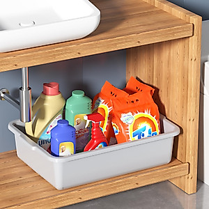 Lasbily 13 L Commercial Bus Box/Utility Box, Dish Wash Basin Tub, 4 Packs