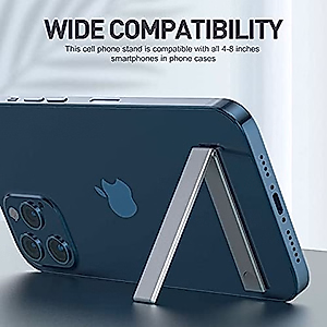 GEN1 Kickstand for Phone – Foldable Phone Stand – Magnetic Kickstand for Phone Case – Compact and Lightweight Cell Phone Kickstand - Aluminum Phone Stand – Horizontal and Vertical Viewing Angle