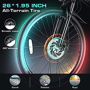 Vivi Electric Bike for Adults 26"/20" Ebike, 500W Folding Electric Bike, 20MPH Adult Electric Bicycles with Removable 48V Battery, Up to 50Miles Range, Cruise Control, Dual Shock Absorber