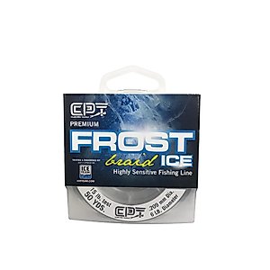 CLAM Pro Tackle 10997 CPT Frost Line Braid - 8lb - 3lb Dia - Smoke - 50 Yard