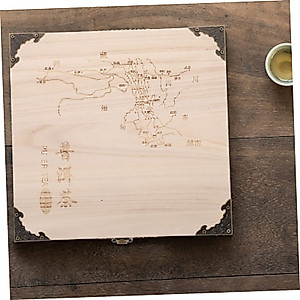 NOLITOY Tea Cake Box Practical Pu'er Tea Packaging Box for Tea Lovers Elegant Design with Smooth Finish Ideal for Tea Wrapping and Storage