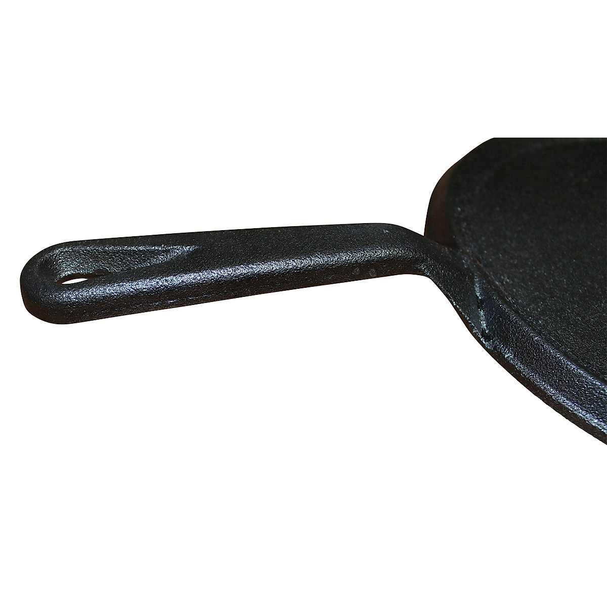 IMUSA USA Preseasoned Cast Iron Comal 9.5-Inch, Black