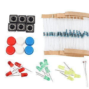 Basic Starter Module Kit, USB Cable 3 Color LED Light Electronic Jump Starter for Factory