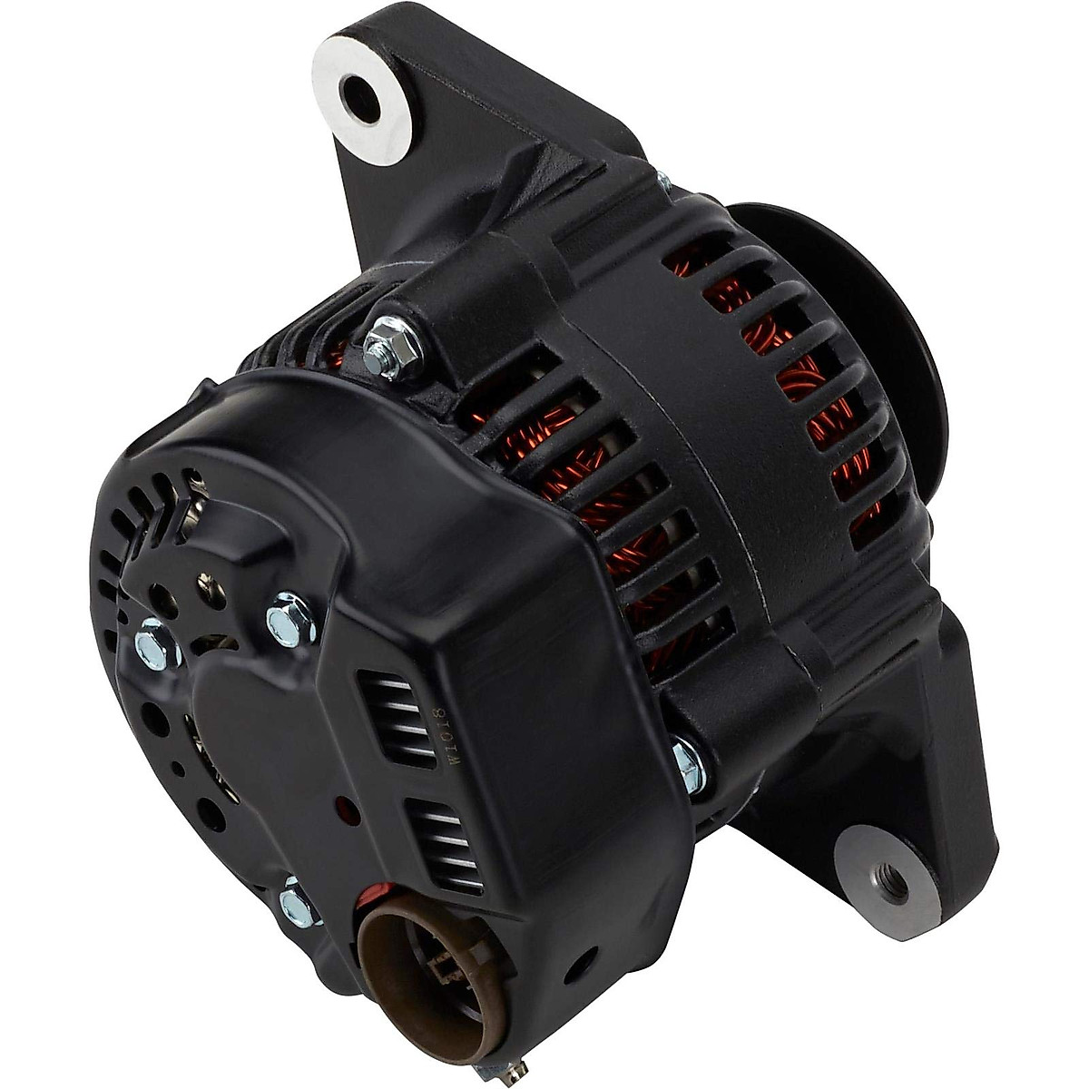 GM Denso Style 1-Wire Mini Race Alternator, 90 Amp, Black