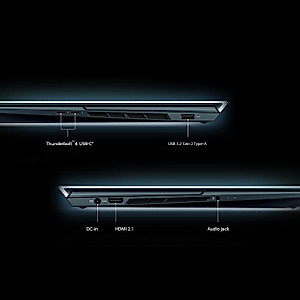 ASUS 2023 Newest ZenBook Pro Duo 15 Laptop, 15.6” OLED 4K Touchscreen, Intel Core i7-12700H (14 core), NVIDIA GeForce RTX 3060, 16GB RAM, 1TB SSD, ScreenPad Plus, Windows 11 Home, Celestial Blue