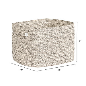 Syeeiex Cube Storage Bins, [3-Pack] 13x13x13 Storage Cube Bins, Collapsible Storage Cubes, Storage Baskets, Fabric Storage Bins for Storing Cloths, Books on Bedroom or Living Room(With Hard Bottom)