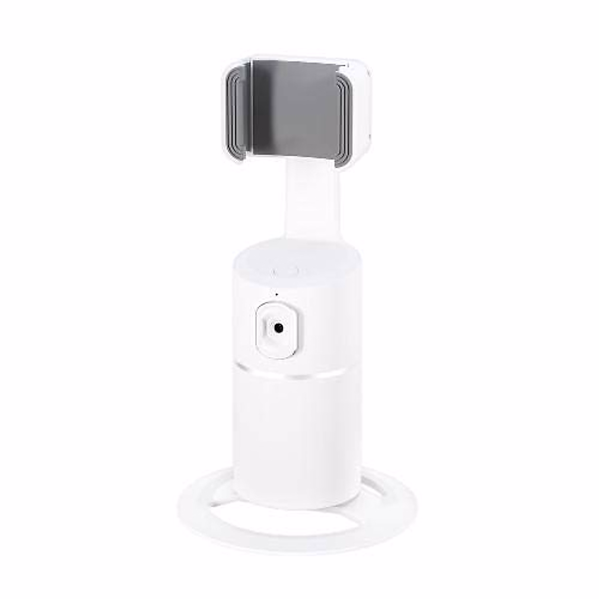 BoxWave Stand and Mount Compatible with Yezz Liv 2 (Stand and Mount by BoxWave) - PivotTrack360 Selfie Stand, Facial Tracking Pivot Stand Mount for Yezz Liv 2 - Winter White