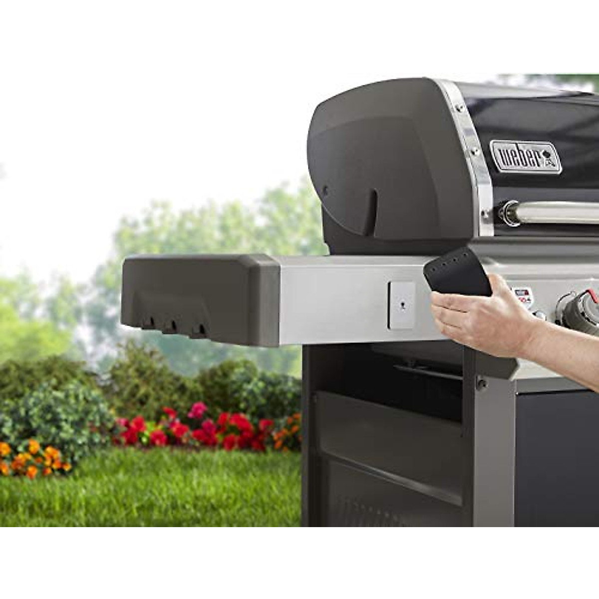 Weber Connect 6-Piece Thermometer Mounting Kit, Black