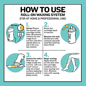 waxup Non-Woven Wax Strips 3x9, Disposable Large Waxing Strips to Use with Hair Removal Soft Wax, for Facial and Body Areas (Legs, Bikini, Arms, Face, Brow, Upper Lip), Self Waxing, 100 pieces