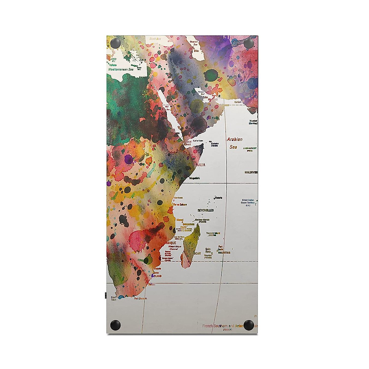 Head Case Designs Officially Licensed Mark Ashkenazi Map of The World Art Mix Vinyl Sticker Gaming Skin Case Cover Compatible with Xbox Series X Console and Controller Bundle