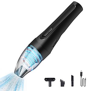 YYinno Hand Vacuum Cordless Rechargeable, Car Vacuum Handheld Cleaner Cordless Wet Dry Powerful Portable Mini Vacuum Light Weight for Pet Hair, Home, Aspiradora para Carro