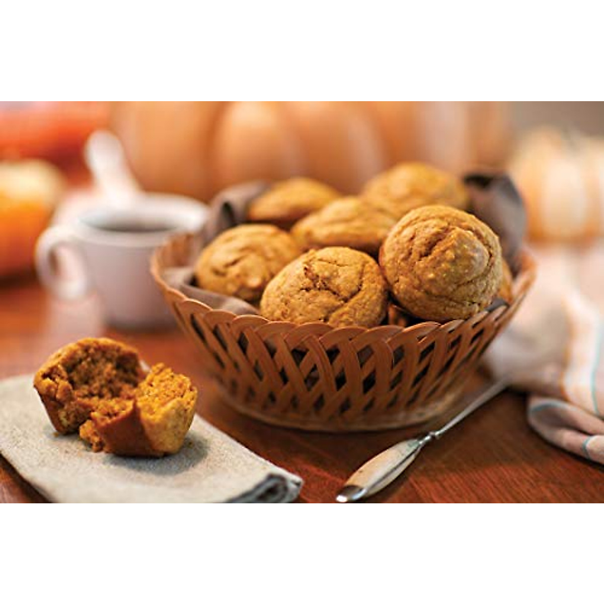 Mrs. Anderson's Baking Silicone 12-Cup Muffin Pan Baking Mold, BPA Free, Non-Stick European-Grade Silicone, 13.5 x 10 x 1.25-Inches