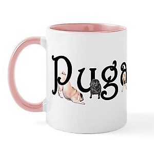 CafePress Pugaholic Ceramic Pug Mugs Ceramic Coffee Mug, Tea Cup 11 oz