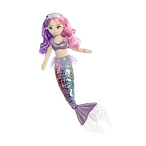 Aurora® Enchanting Sea Sparkles™ Rainbow Sea Iris™ Stuffed Doll - Imaginative Play - Magical Companions - 18 Inches