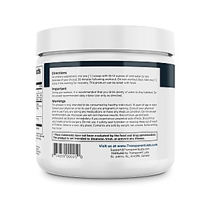 Transparent Labs Creatine HMB - Creatine Monohydrate Powder with HMB for Muscle Growth, Increased Strength, Enhanced Energy Output, and Improved Athletic Performance - 30 Servings, Strawberry Lemonade