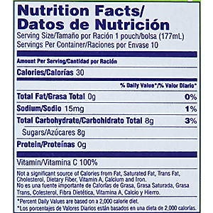 Kool-Aid Jammers Strawberry Kiwi Flavored Juice Drink (40 Pouches, 4 Boxes of 10)