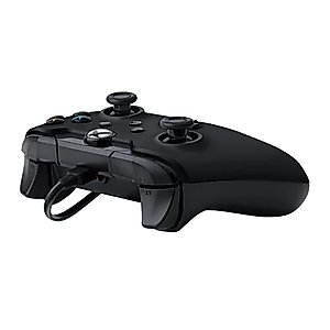 PDP Wired Game Controller - Xbox Series X|S, Xbox One, PC/Laptop Windows 10, Steam Gaming Controller - USB - Advanced Audio Controls - Dual Vibration Videogame Gamepad - Raven Black