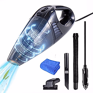 Arbutin Car Vacuum Cleaner,Updated Version Handheld Vacuum Cleaner for Car with 16.4FT Cable Portable Vacuum Cleaner,Auto Accessories Kit for Detailing and Cleaning Car Interior