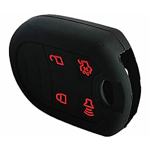 Smart Key Fob Cover Case Protector Keyless Remote Holder for Ford F150 F250 F350 2006-2015 Explorer Mustang Fusion Explorer Taurus Expedition Lincoln MKS MKX MKZ Navigator