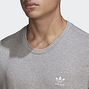adidas Originals,mens,Essentials Tee,Medium Grey Heather,Large