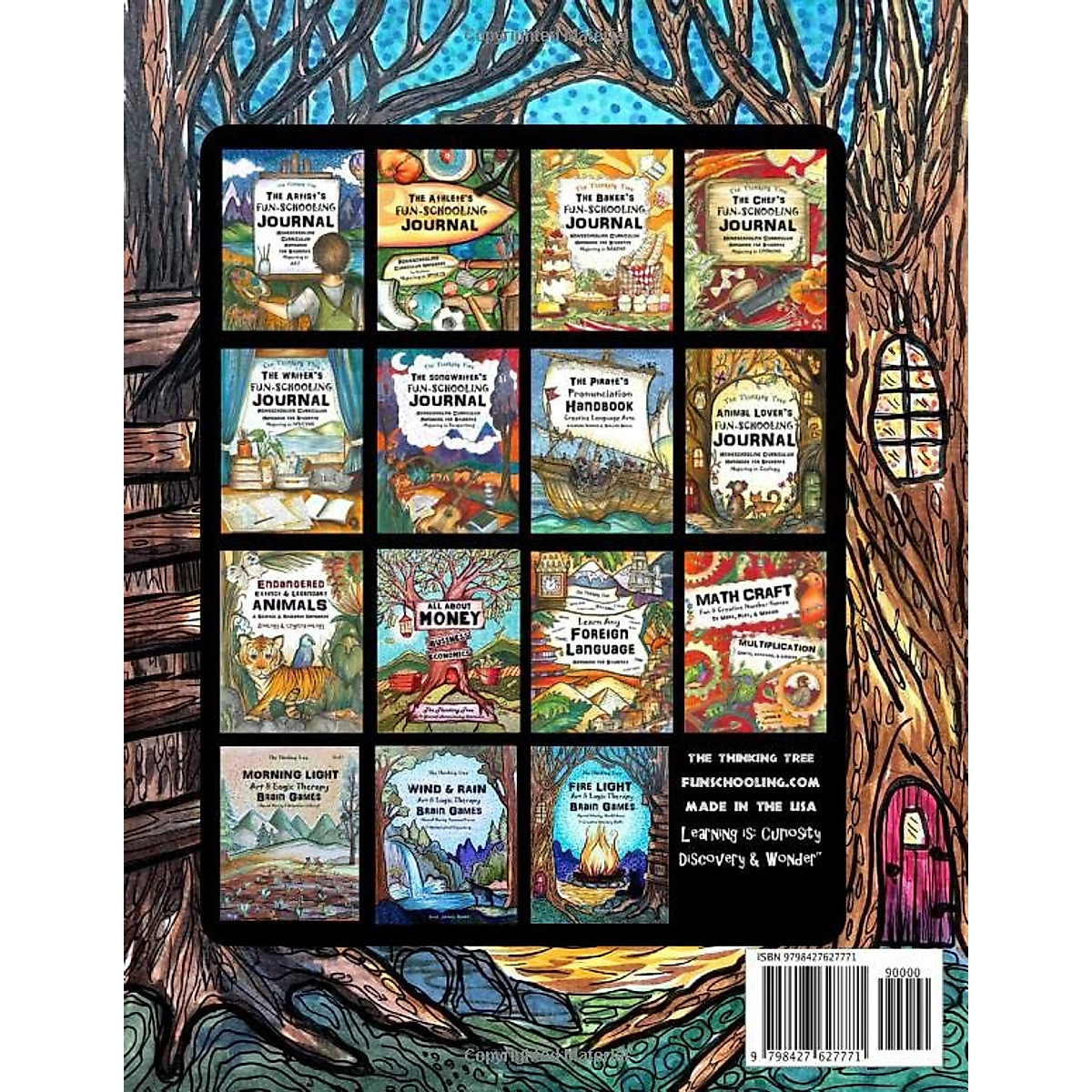 Fire Light - Art & Logic Therapy - Brain Games: Mental Clarity, Mindfulness & Creative Literacy Skills (The Thinking Tree - Brain Fog & Covid Brain)