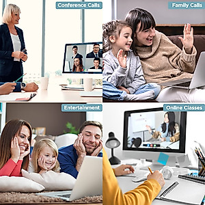 INNOTRIK Bluetooth Conference Speaker with Microphone | 360-Degree Voice Pickup & Noise Canceling Conference Room Omnidirectional Microphone | USB Conference Microphone Bluetooth Speakerphone